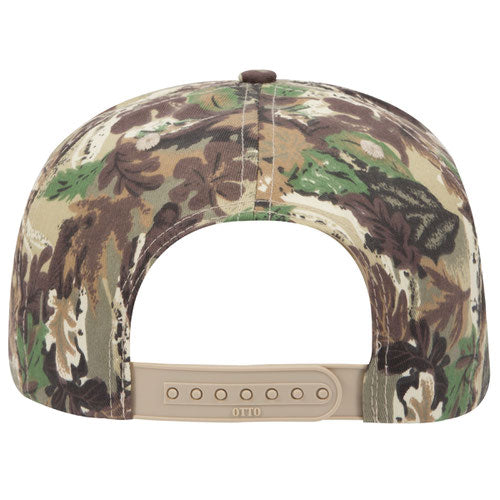 Camo Otto - 5 Panel Snapbacks – Embroidery Plug