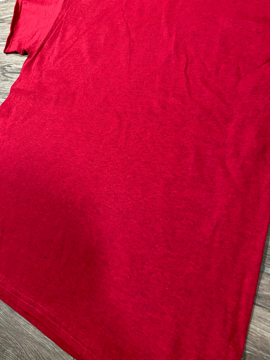Antique Cherry Red Gildan Shirt - DTG Sample – Embroidery Plug